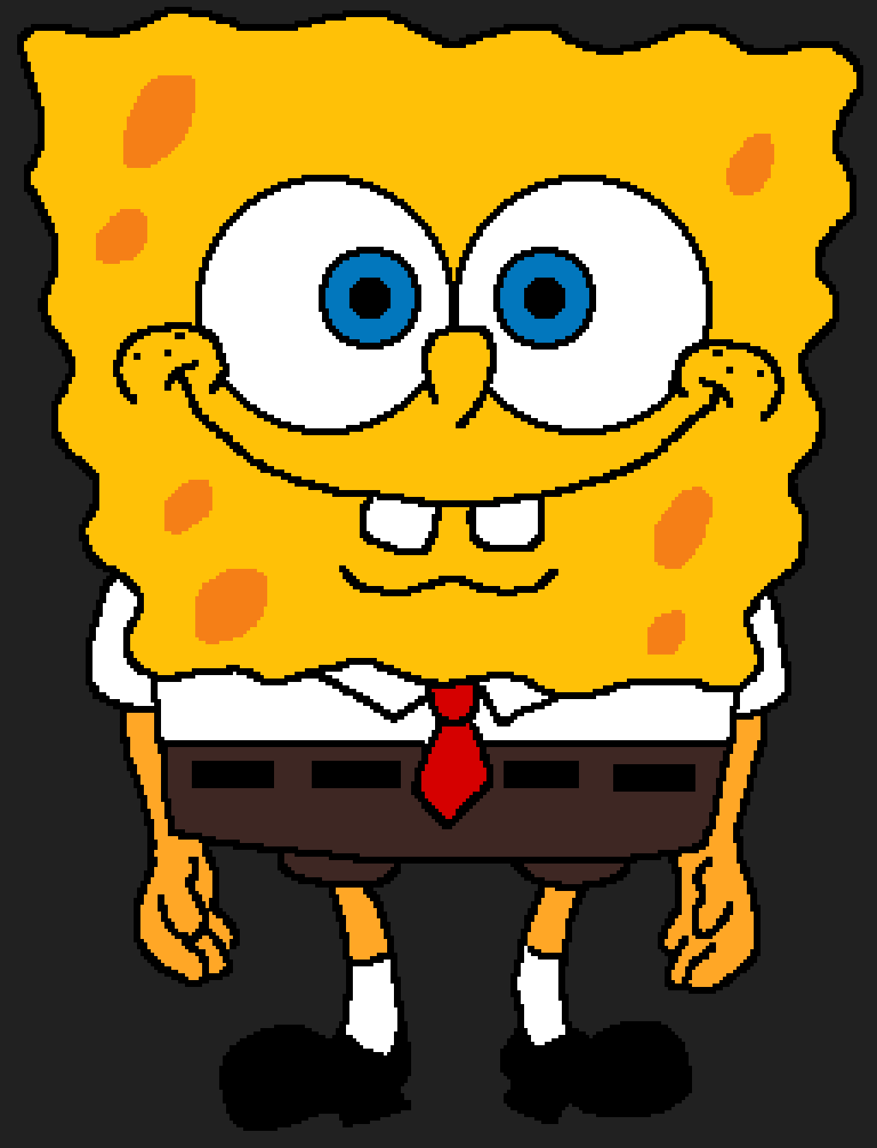 Editing spongebob squarepants - Free online pixel art drawing tool ...