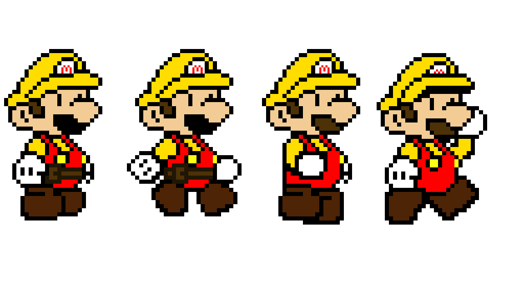 Pixilart - SUPER MARIO MAKER SPRITES by Anonymous
