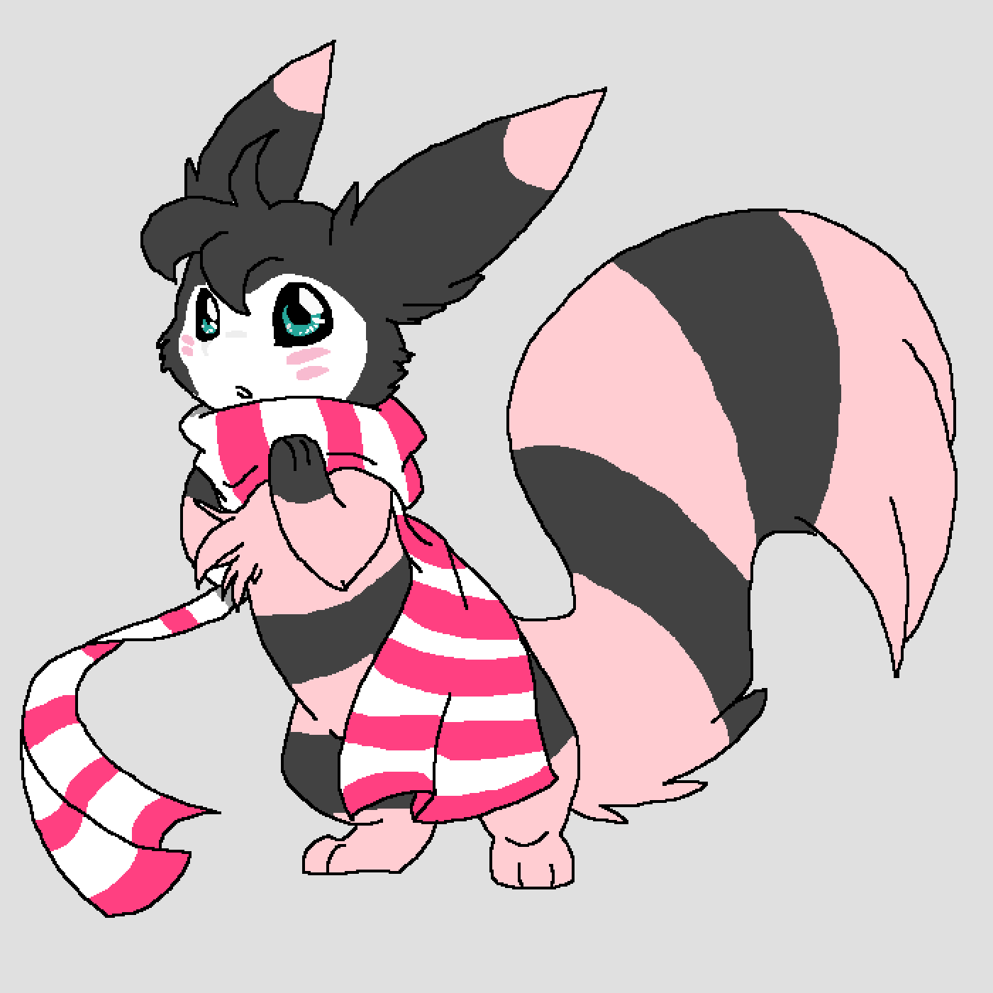 Pixilart - cute creature base by ArtMia