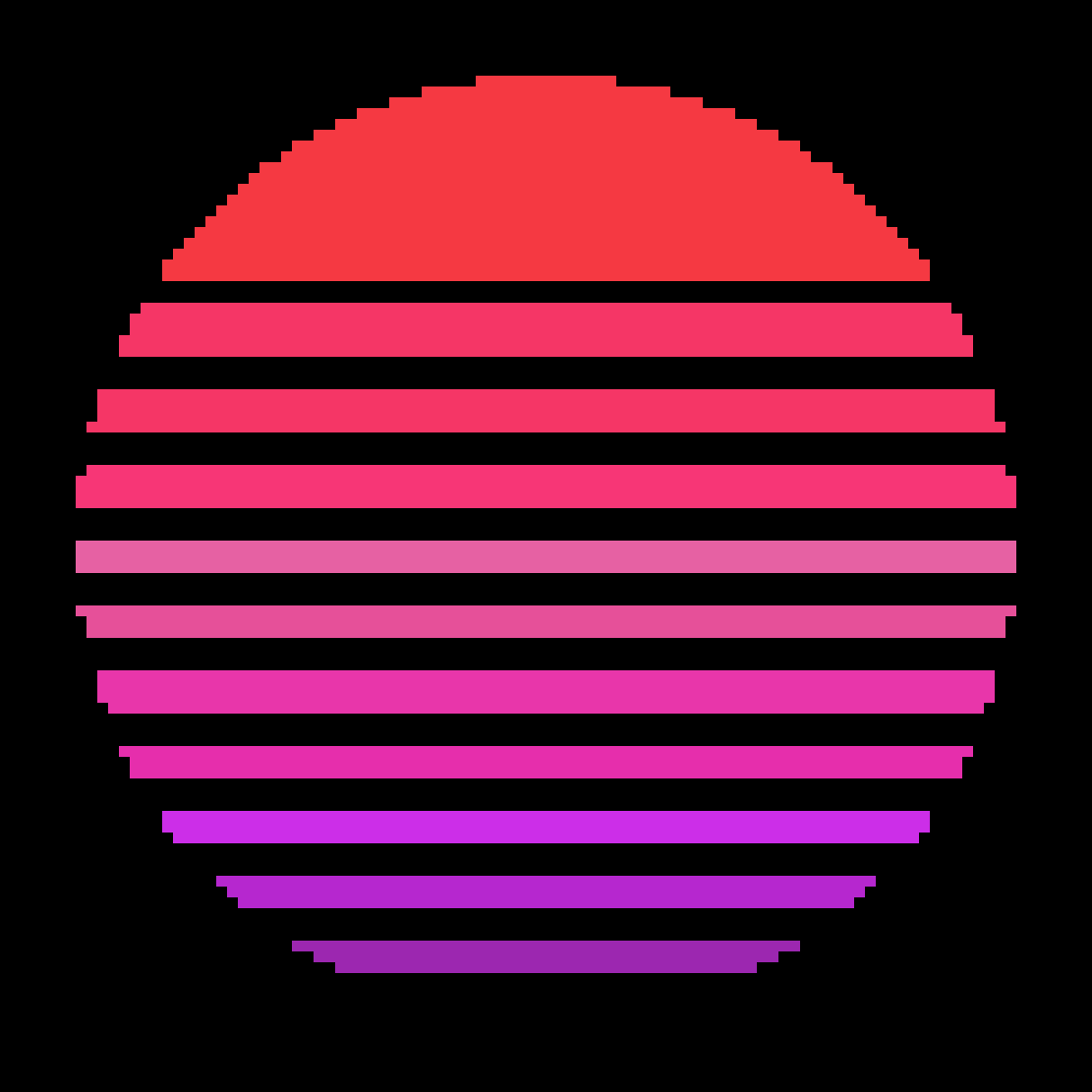 Pixilart - Vaporwave Sun by ToastyMilk57