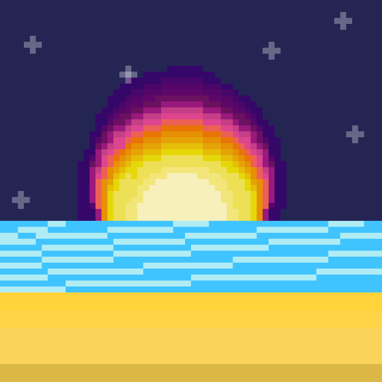Pixilart - sunset by D0M