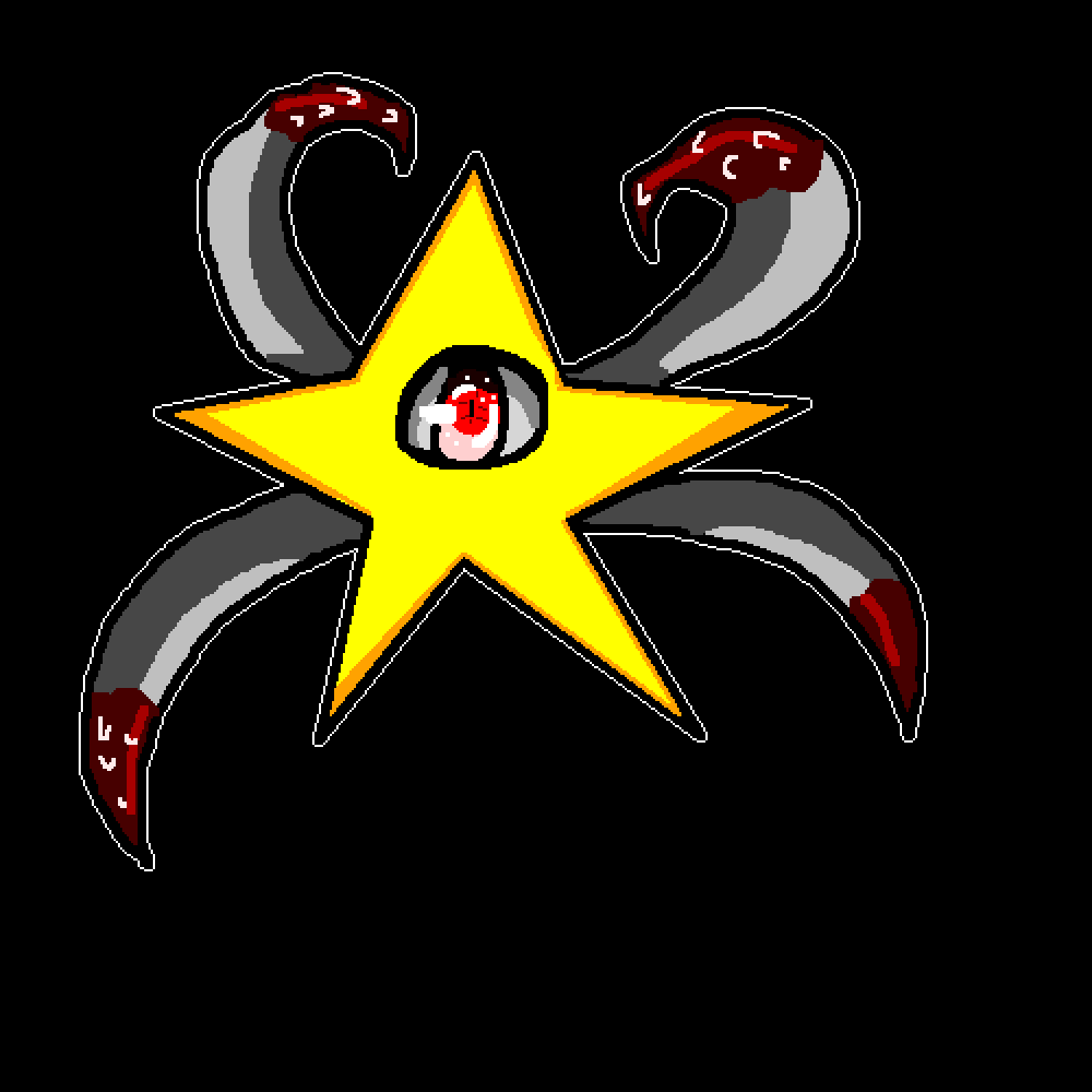 Pixilart - evil star by Error123