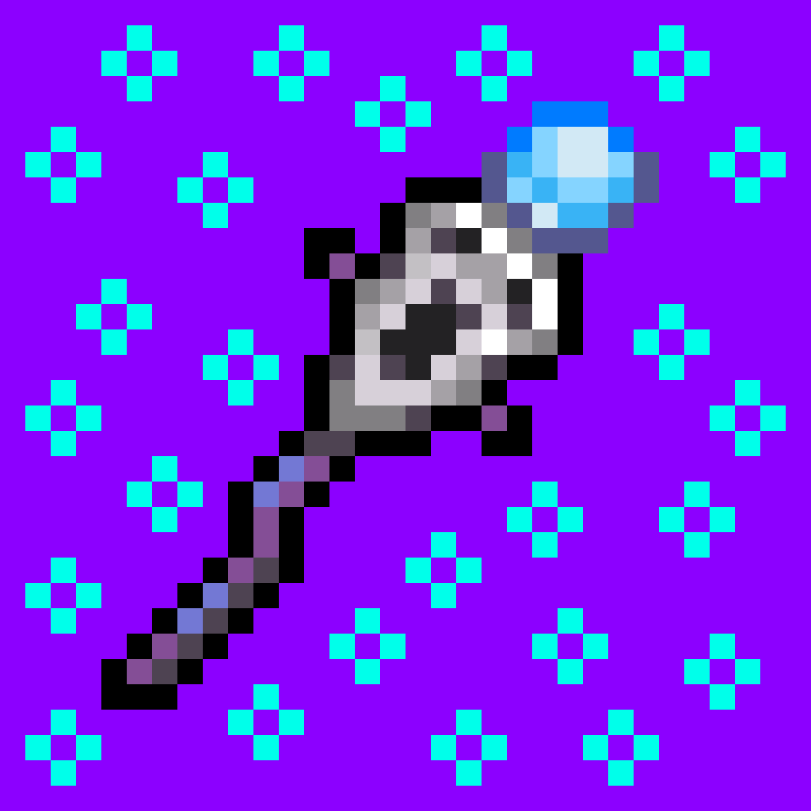 Pixilart - Spectre Staff by Pixel-Wizard