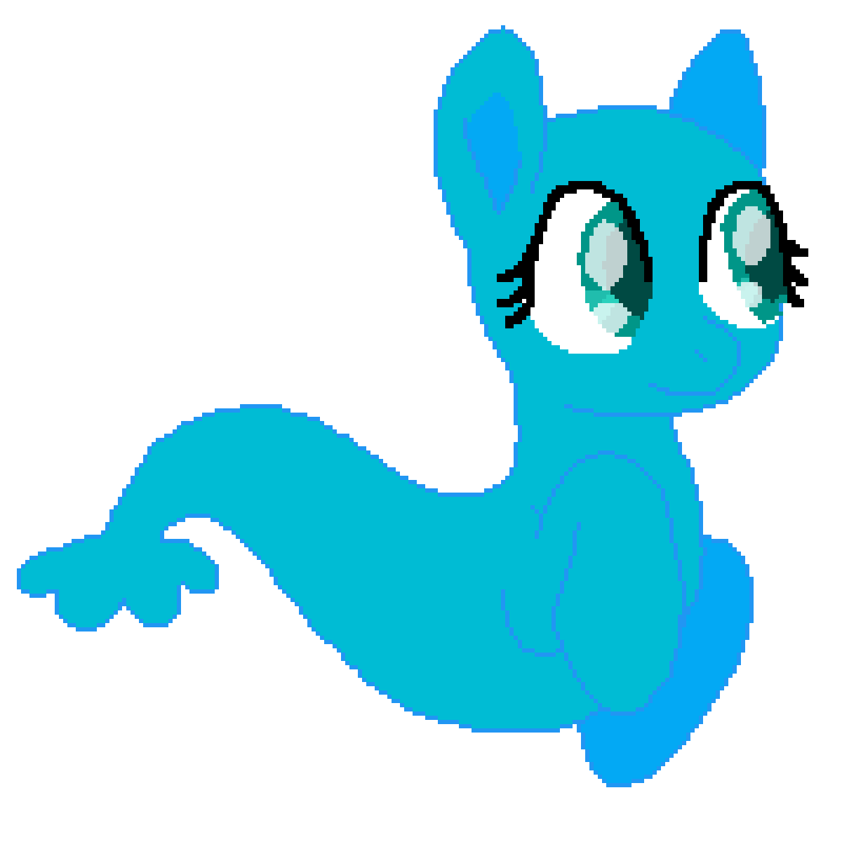 Pixilart - mlp mermaid base by DragonsBreath