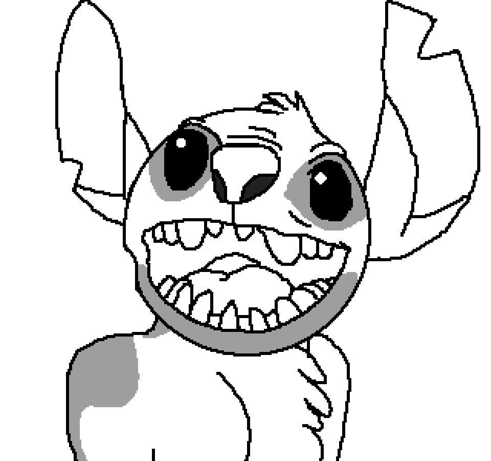 Pixilart - Stitch Base by WolfieAm