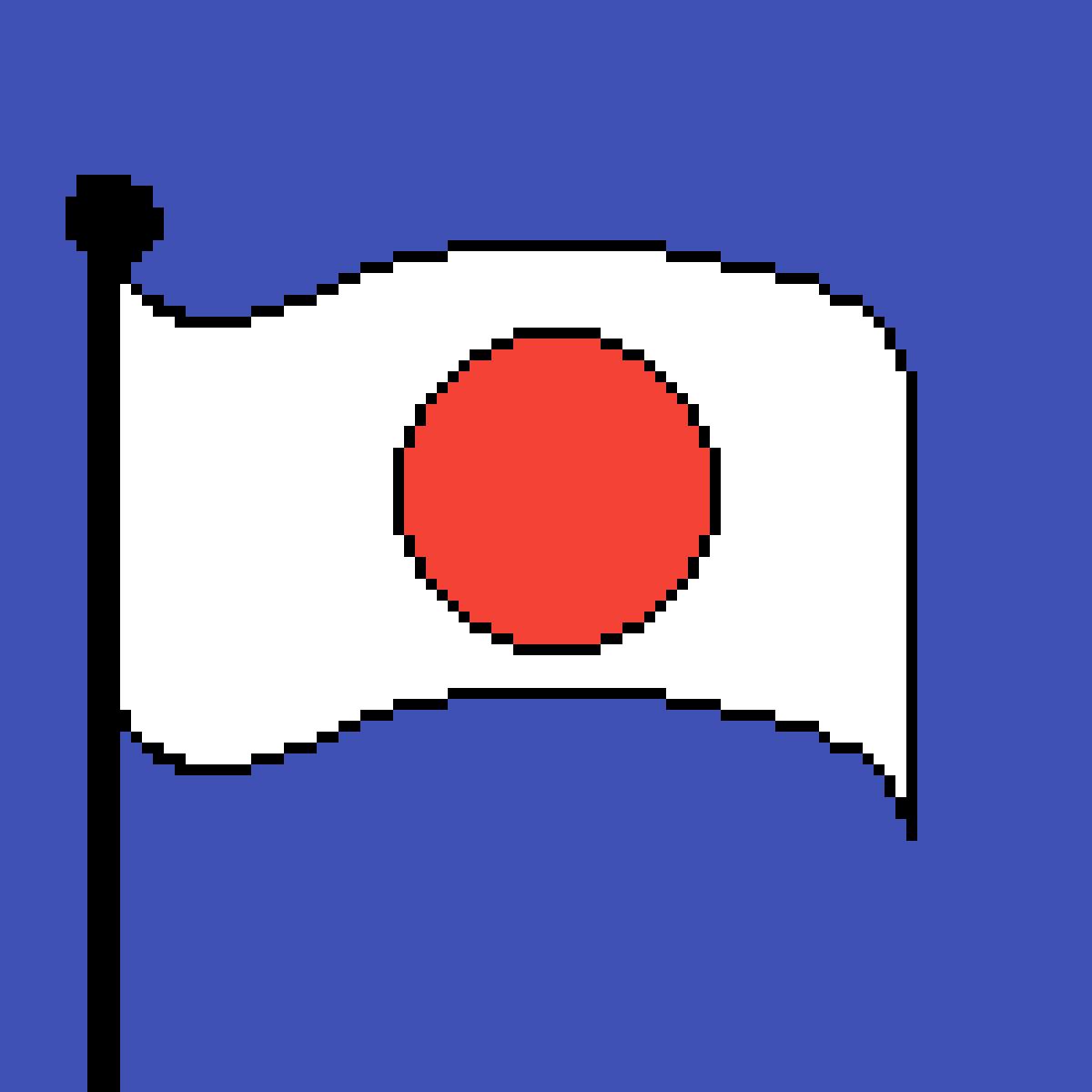 Editing Japan Flag - Free online pixel art drawing tool - Pixilart