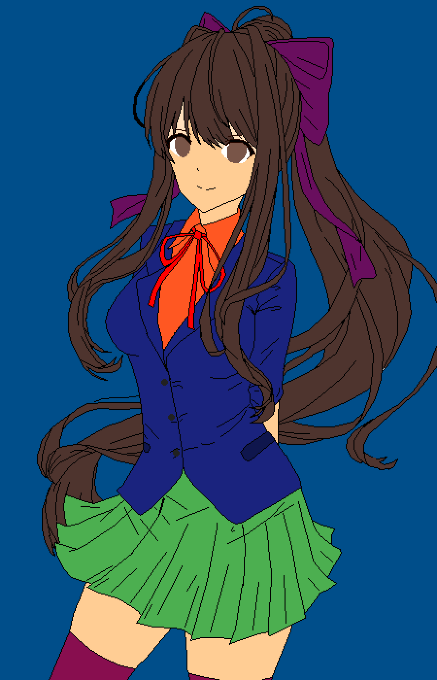 Editing School Girl Uniform - Free online pixel art drawing tool - Pixilart