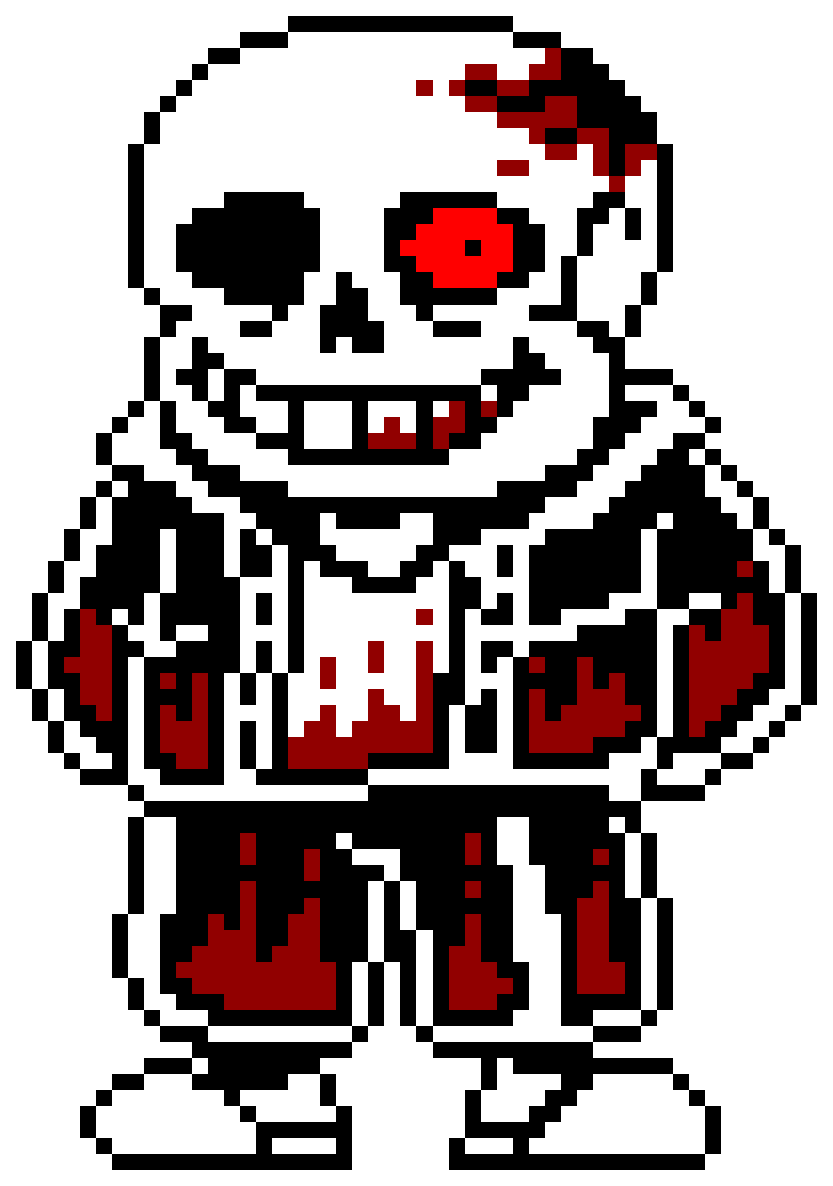 Pixilart - Horror Side View Base by NappyGaster