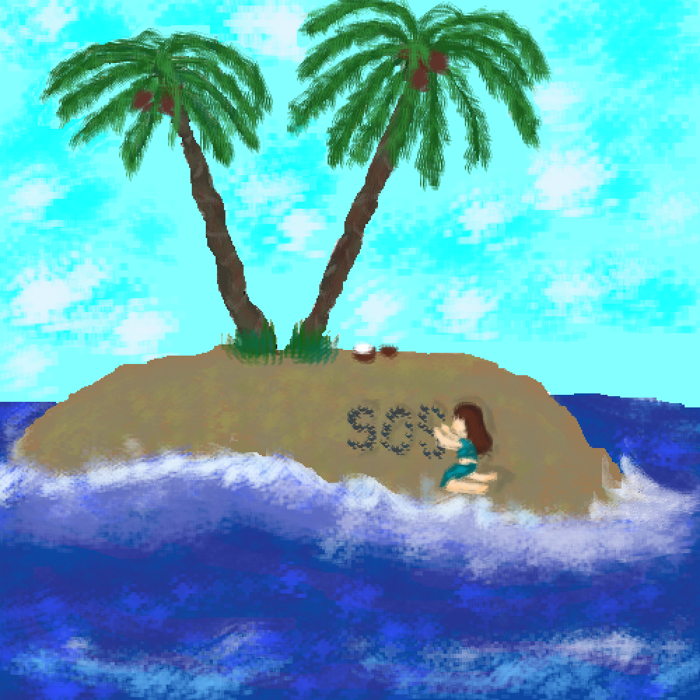 Pixilart - Stranded by Bobtheghost