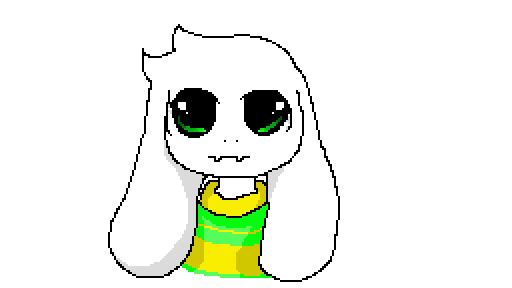 Pixilart - asriel smile by starry-sky714