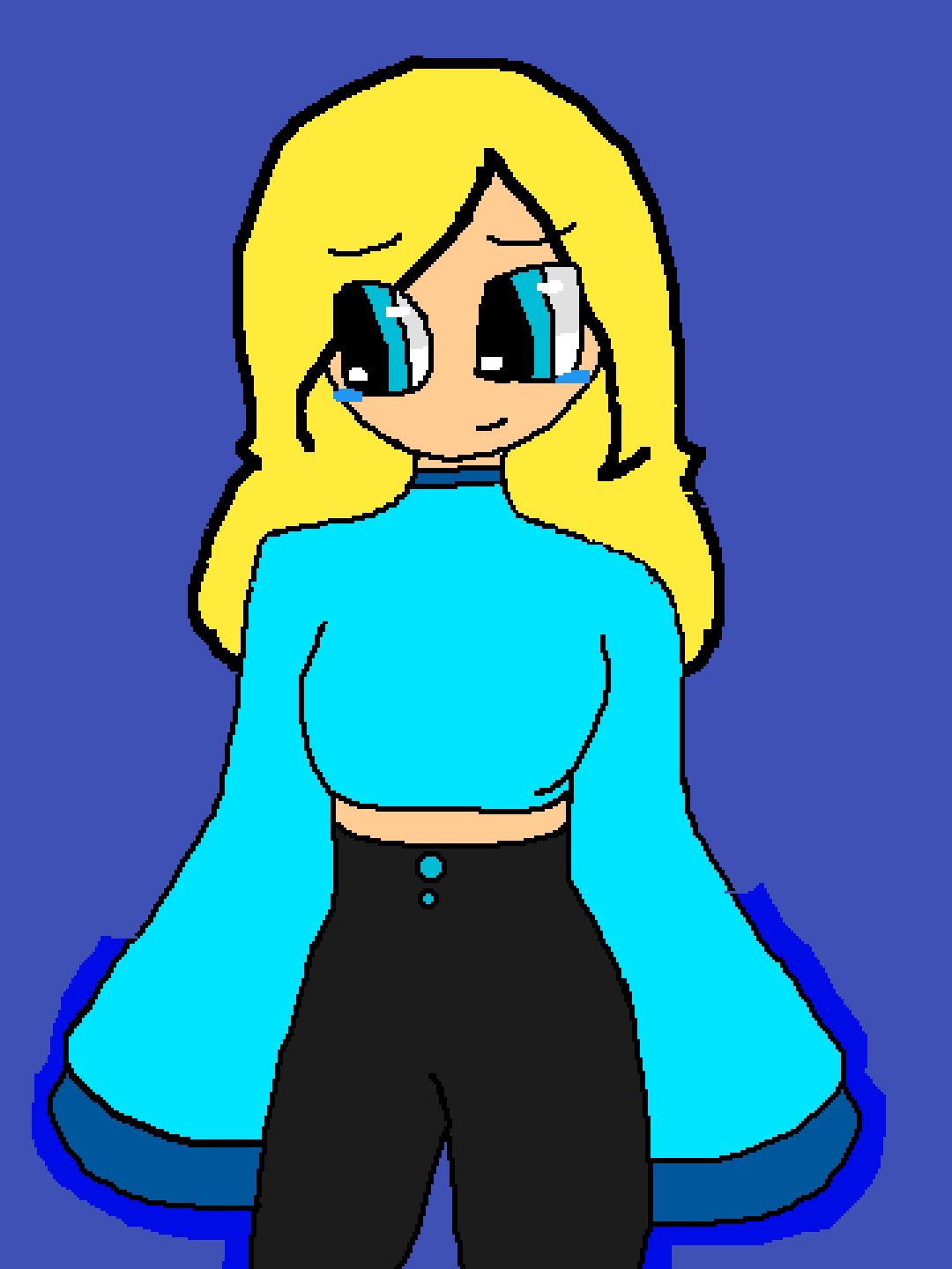 Editing bluey girl - Free online pixel art drawing tool - Pixilart