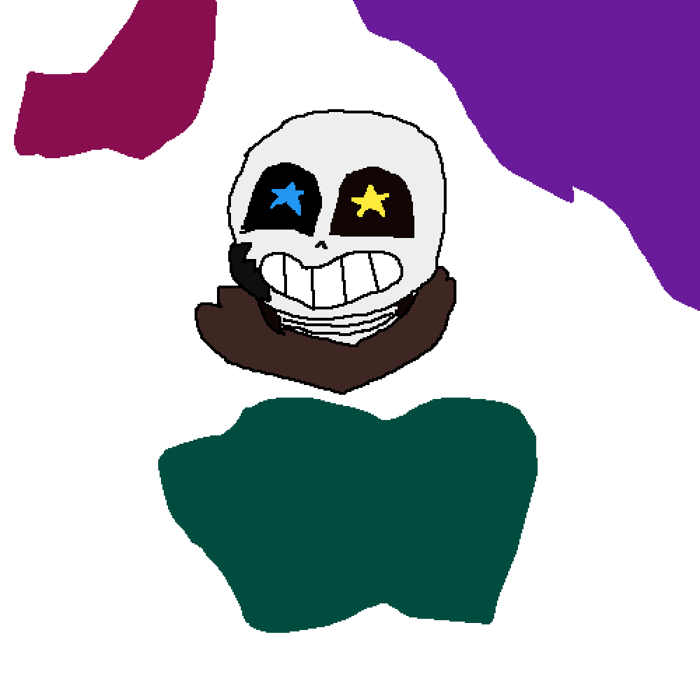 Pixilart - ink sans by lessomelon2