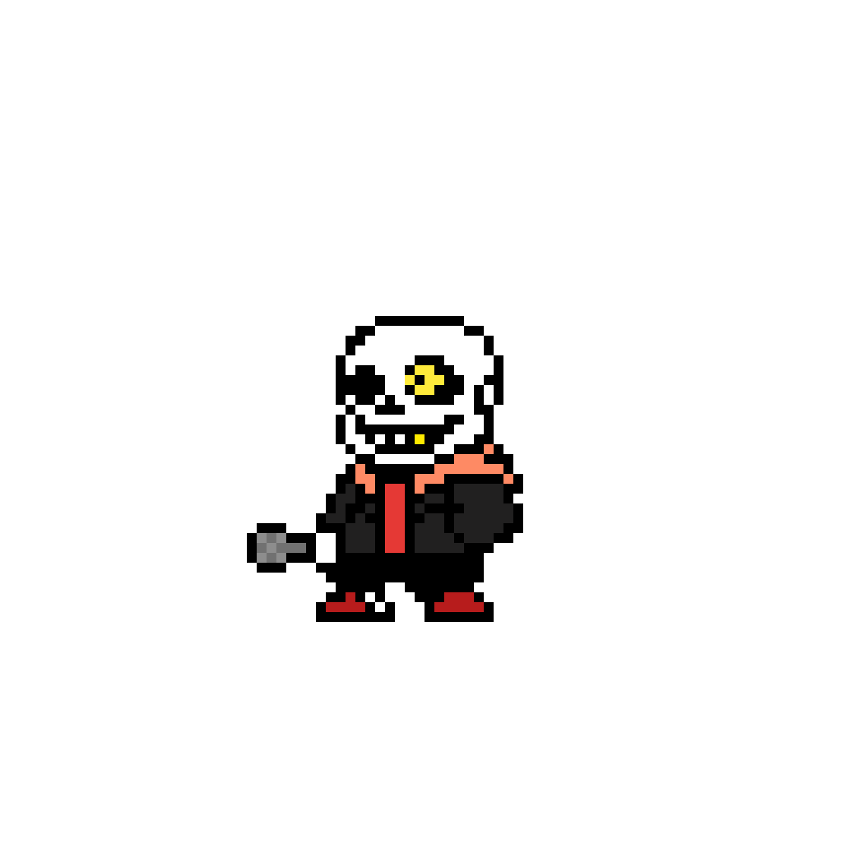 Pixilart - fell fnf sans by THECAPTAIN85