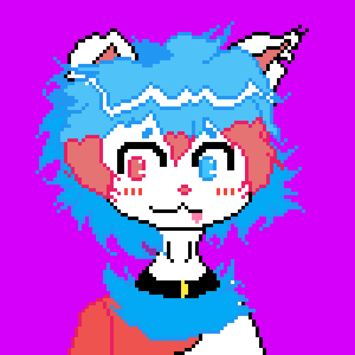 Editing Fool (first furry art on this site) - Free online pixel art ...