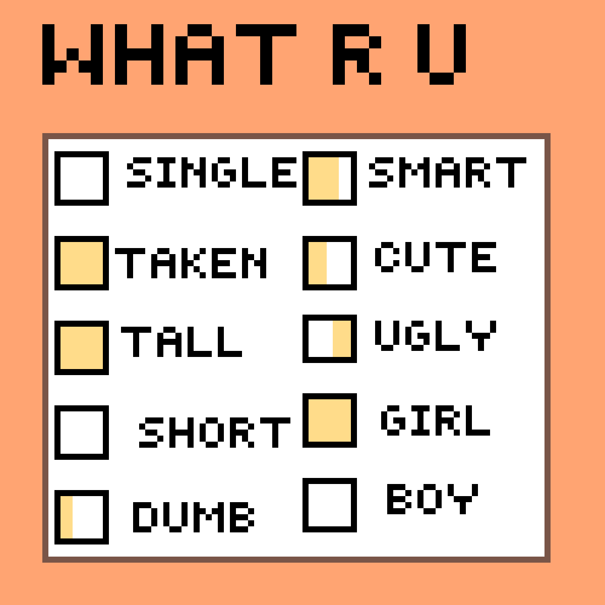 Pixilart - What R U by WitchyCat