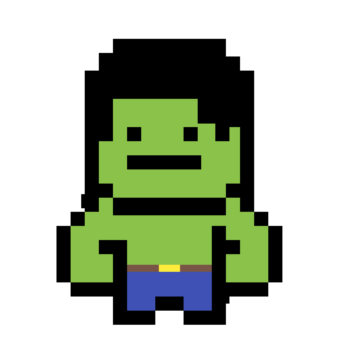 Pixilart - Derp hulk!!! by Benday6