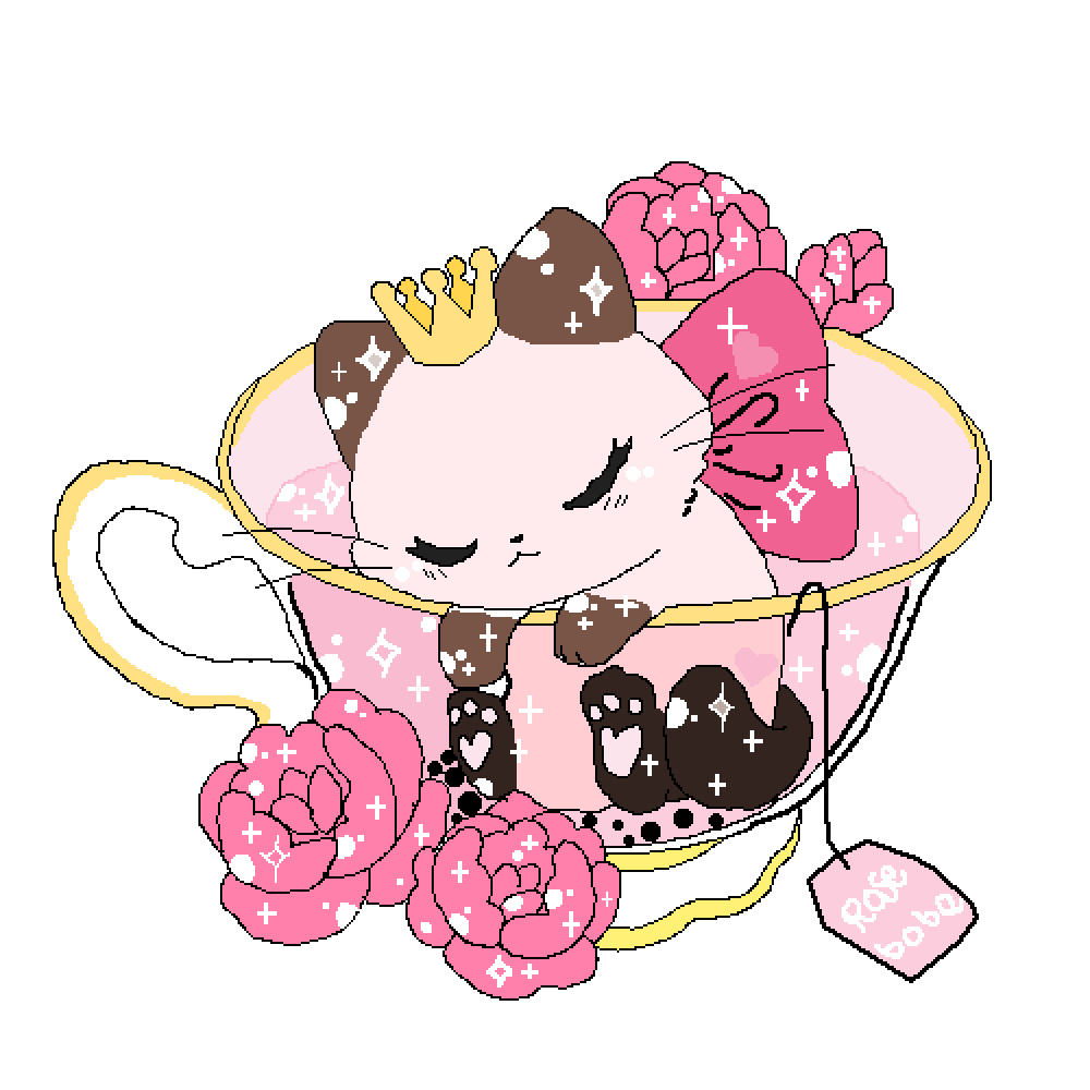 Pixilart - ochako as a cat in boba by kaccjane