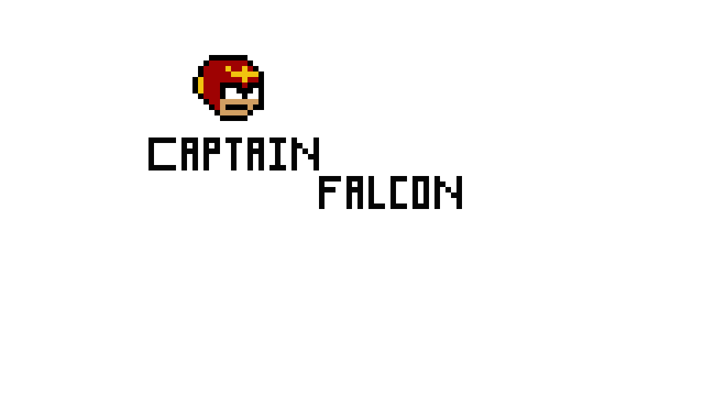 Editing Captain Falcon - Free online pixel art drawing tool - Pixilart