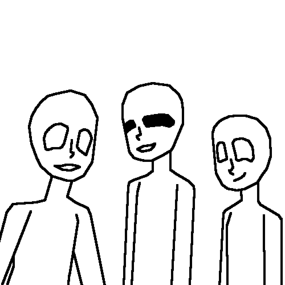 Pixilart - Three people collab by purple100