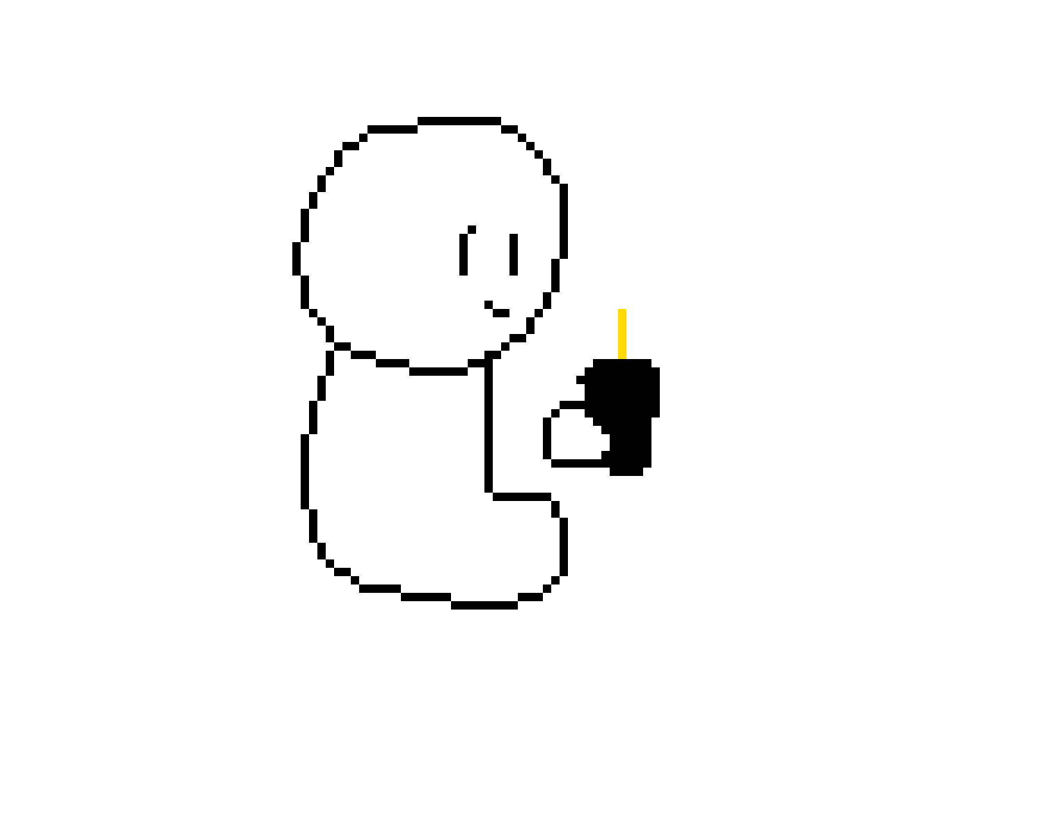 Pixilart - Creepy man be like XD by TUSKZAR