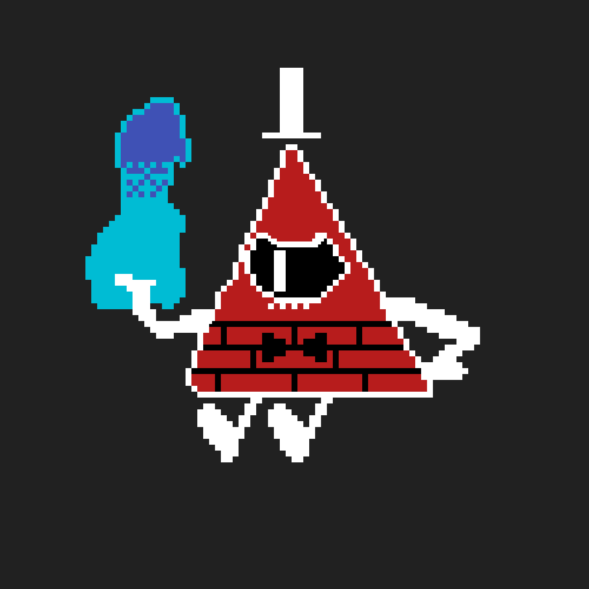 Pixilart - Angry Bill Cipher gif by TheRealXydious
