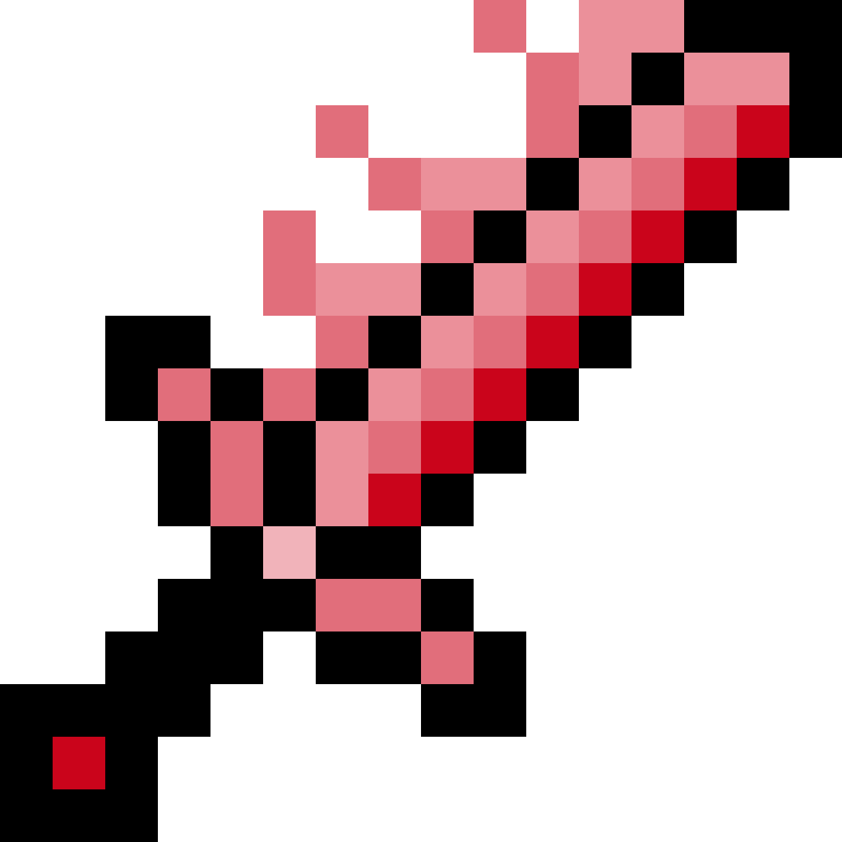 Pixilart - Pink flame sword by Oliverburton