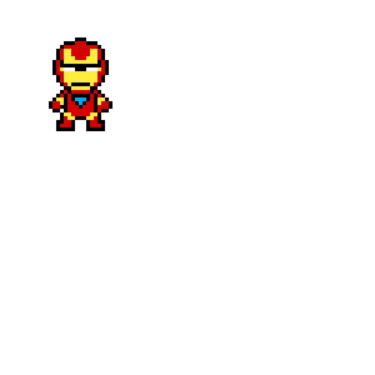 Editing iron man - Free online pixel art drawing tool - Pixilart