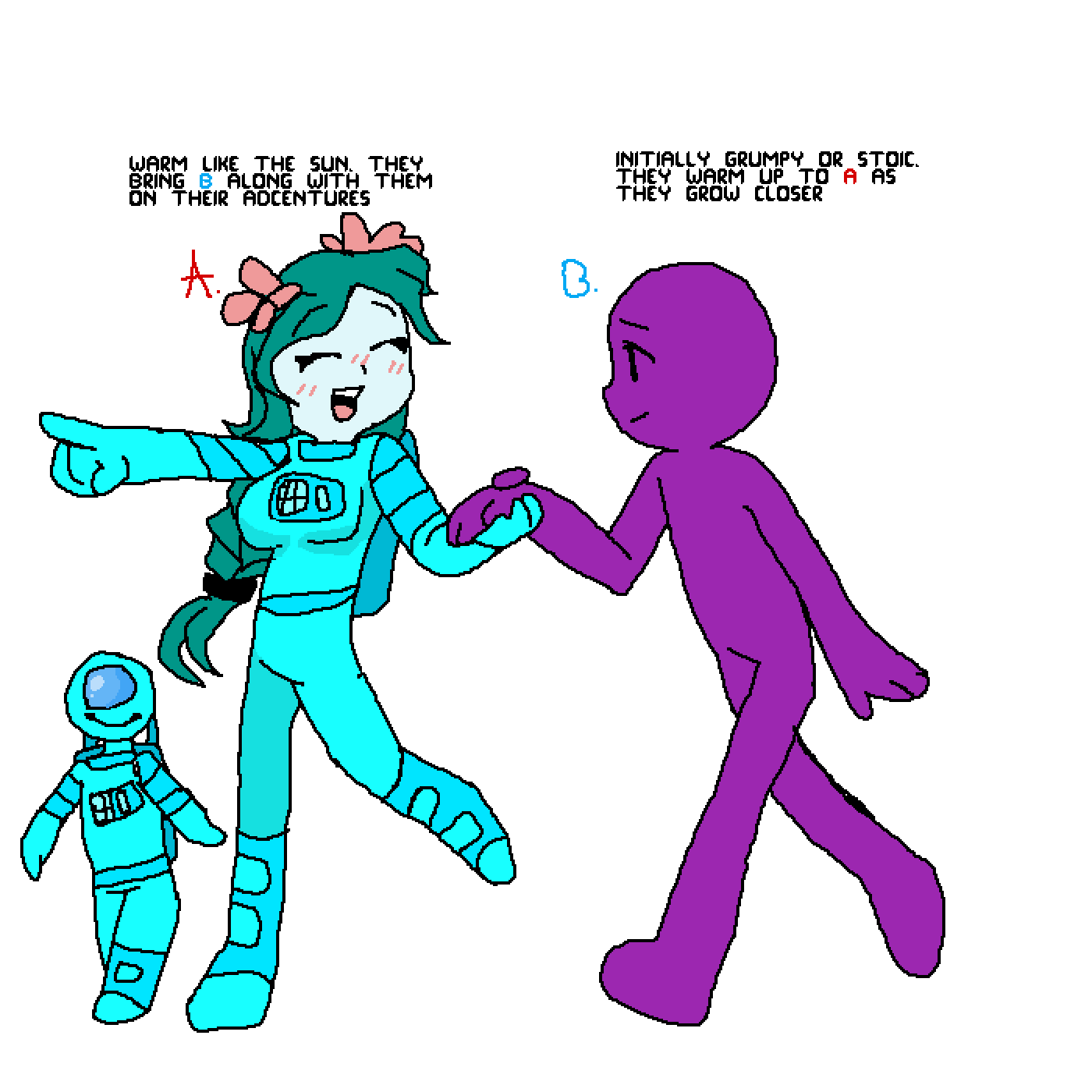 Editing purple guy - Free online pixel art drawing tool - Pixilart