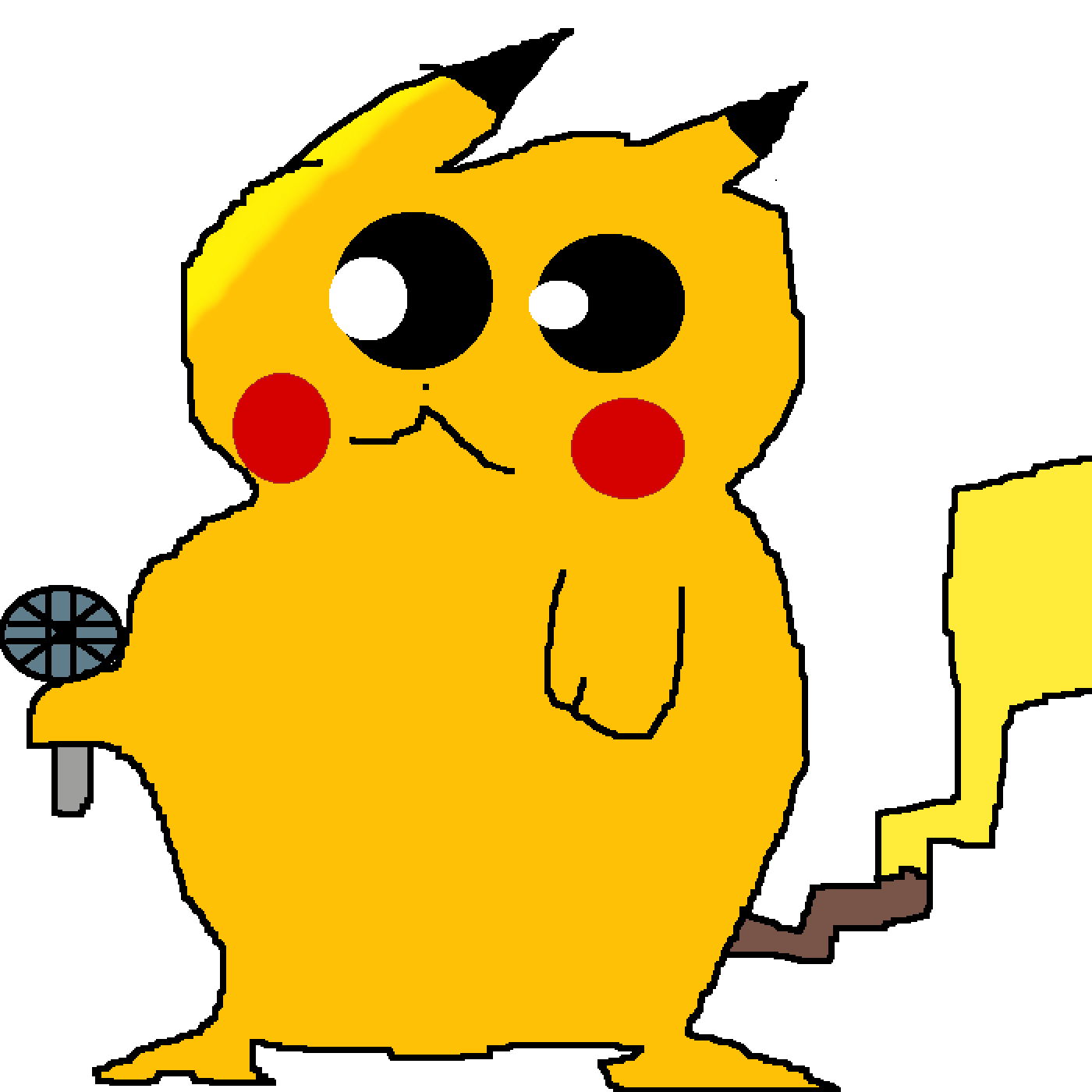 Pixilart - pikachu in FNF by Zacian-shiny
