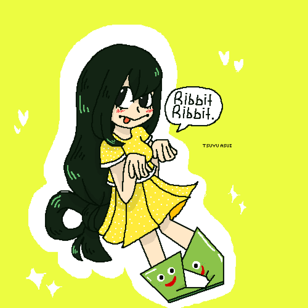 Pixilart - "Ribbit, ribbit " by ToasterStrudle