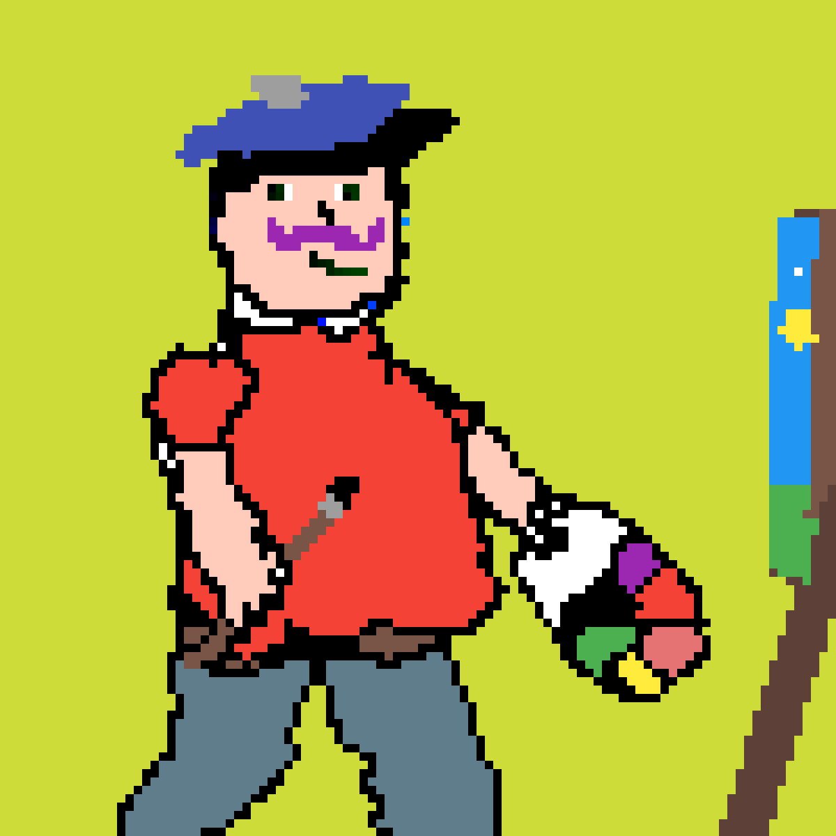 Editing Fat artist - Free online pixel art drawing tool - Pixilart