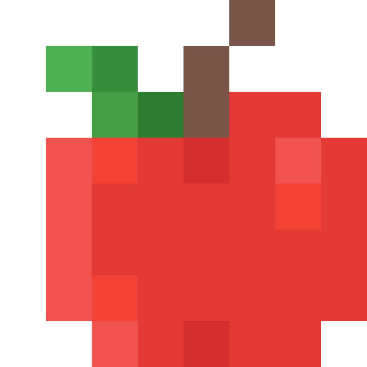 Pixilart - 8x8 apple by Corn-God
