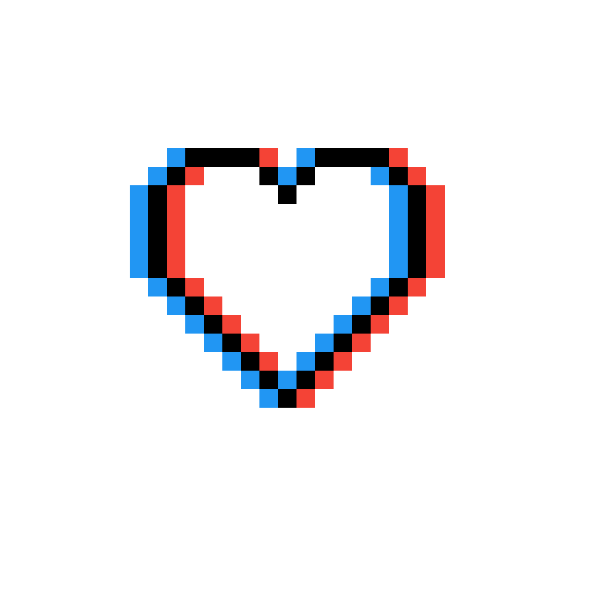 Pixilart - Glitch Heart by Lovelyillusion