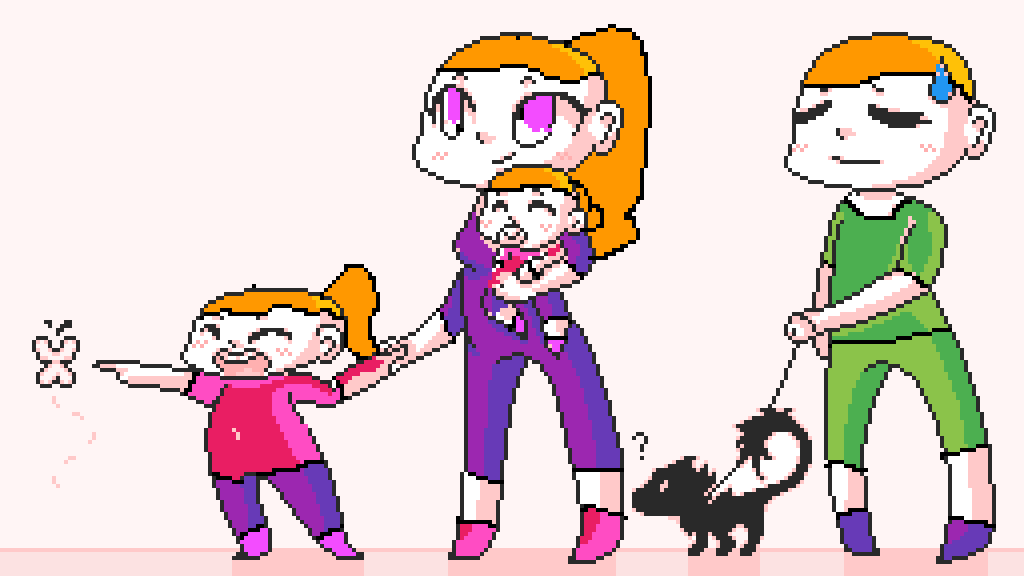 Pixilart - Ray-rays family by Coolgamergirl