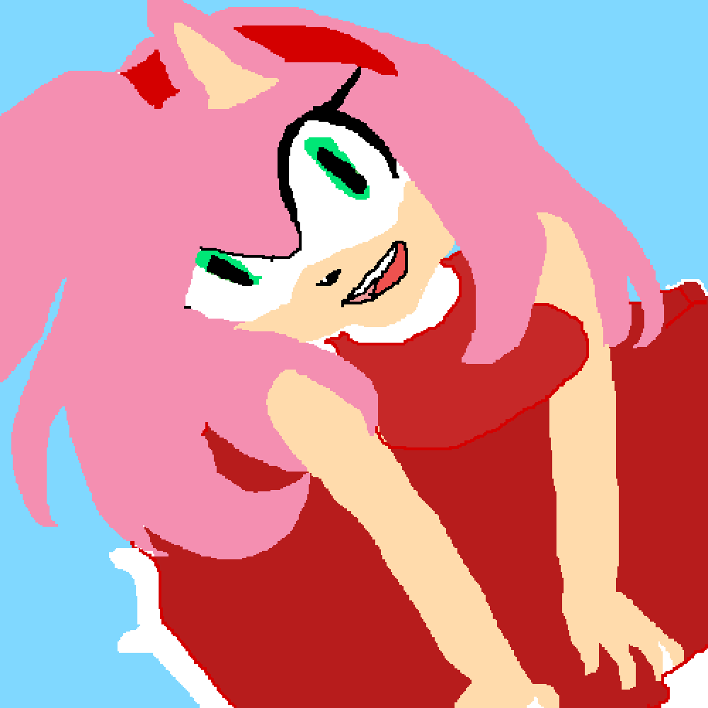 Pixilart - Amy Rose -Winky by Rainbows4ever4u