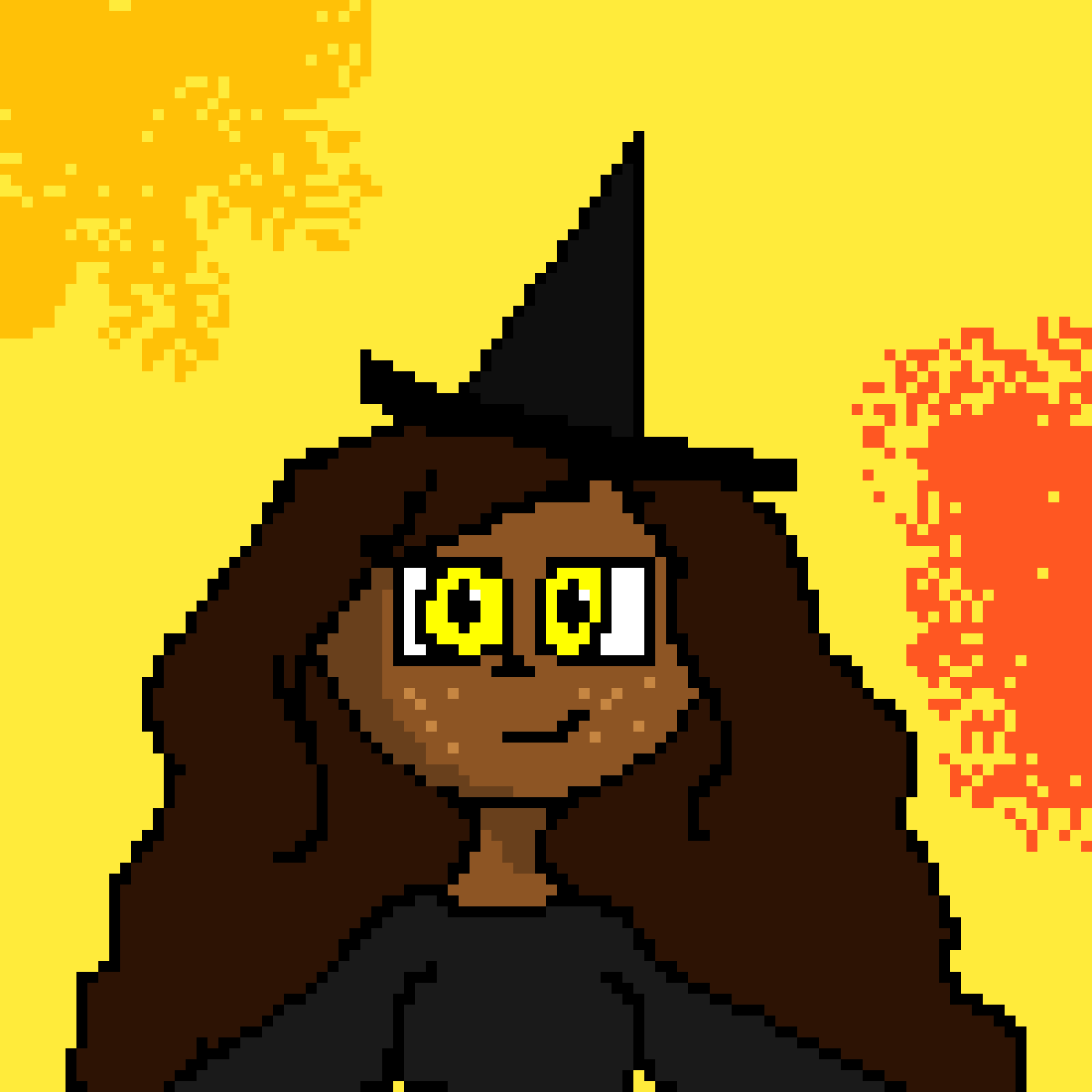 Pixilart - The yellow witch by Jinxs-place