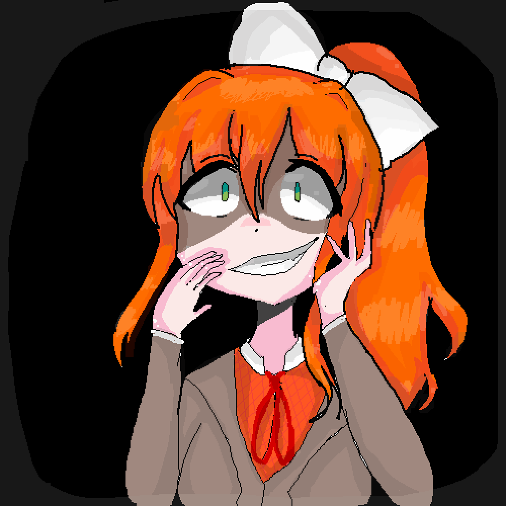 Pixilart - Monika by BoniceDeMole