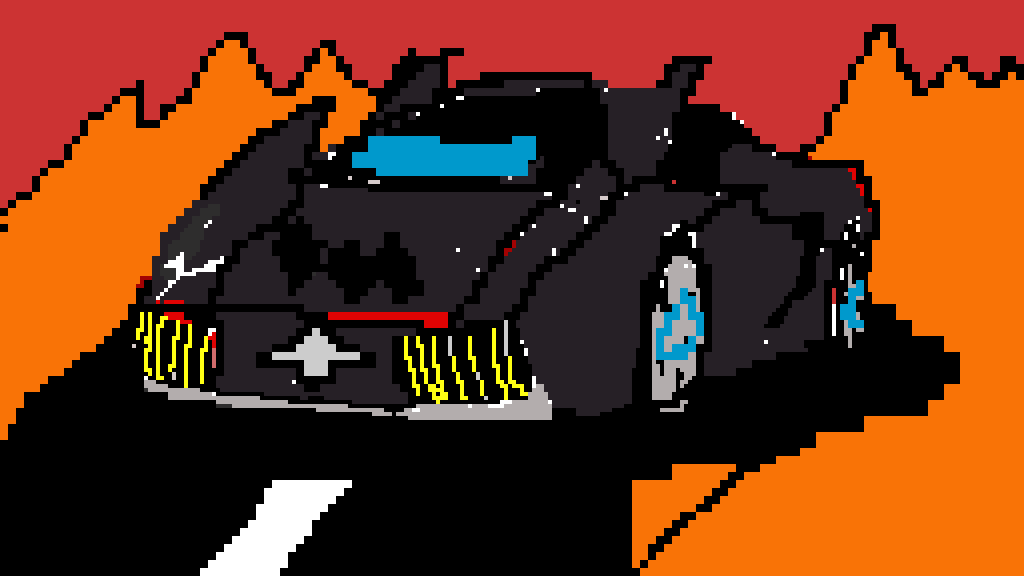 Editing Batmobile - Free online pixel art drawing tool - Pixilart