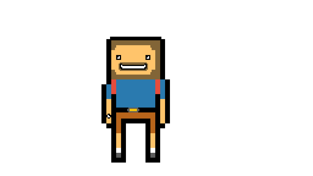 Editing George the Explorer - Free online pixel art drawing tool - Pixilart