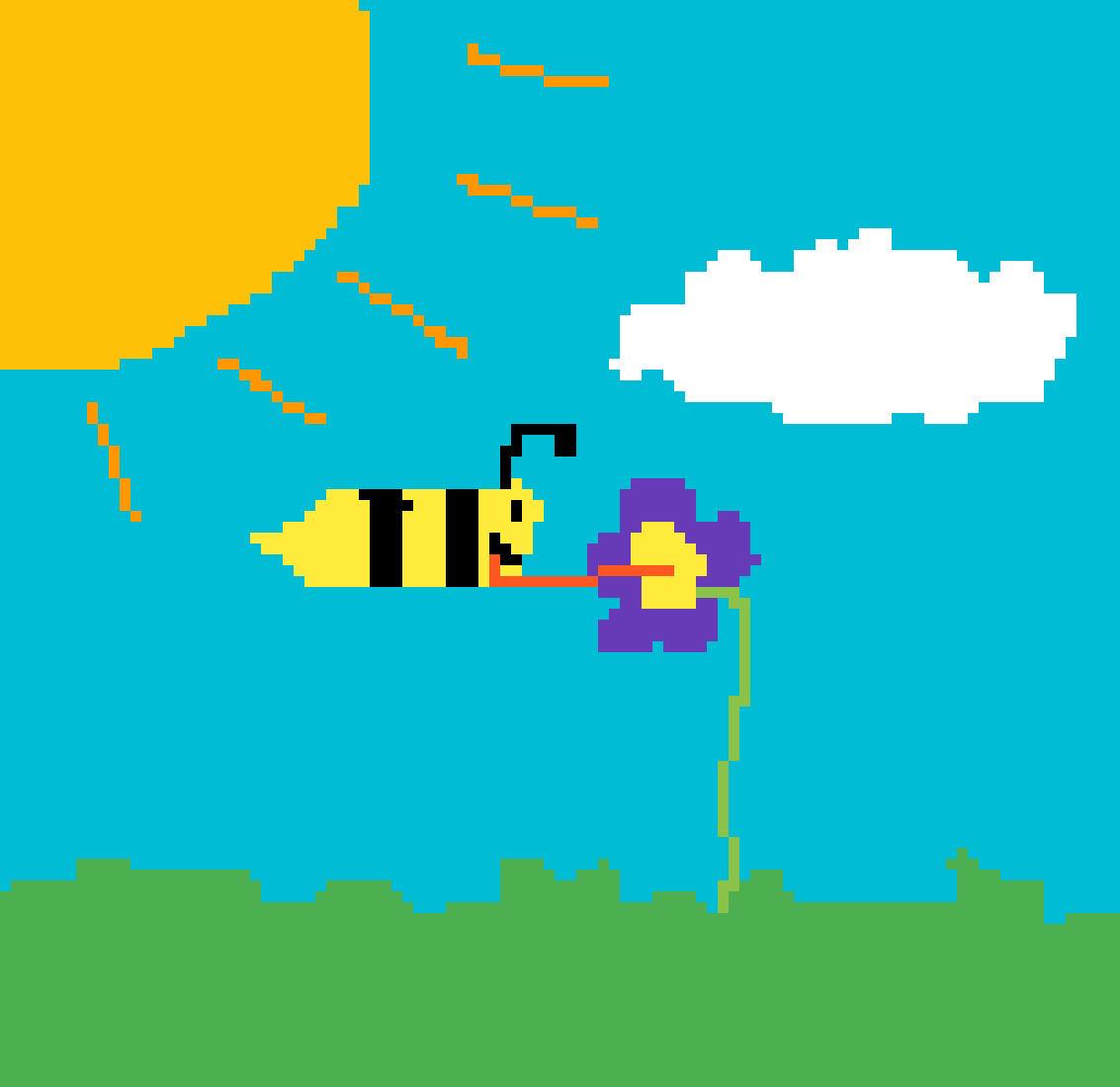 Editing Bee - Free online pixel art drawing tool - Pixilart