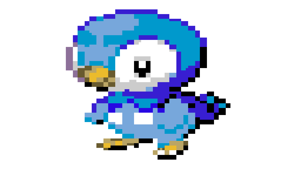 Editing Piplup - Free online pixel art drawing tool - Pixilart
