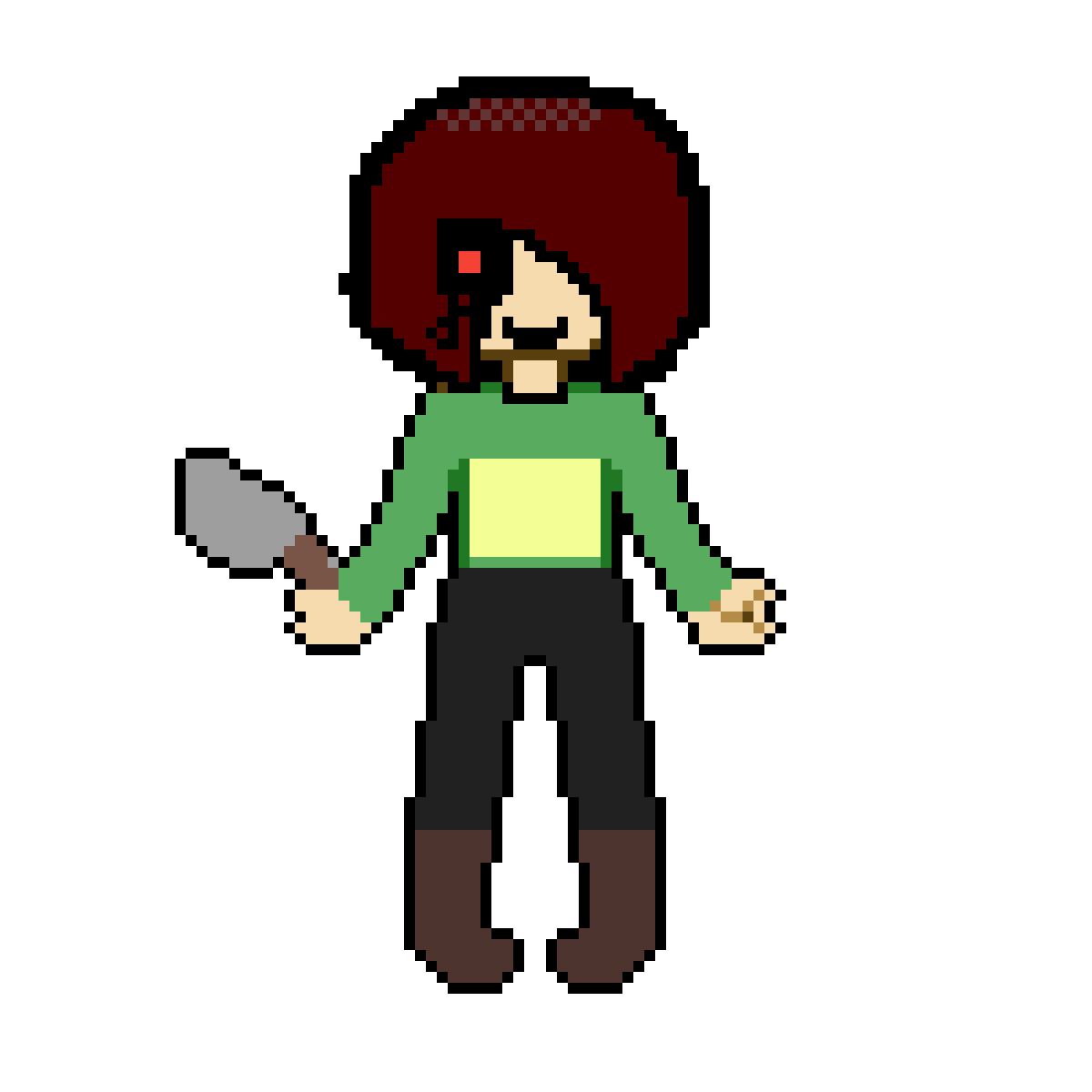 Pixilart - chara by plush-girl