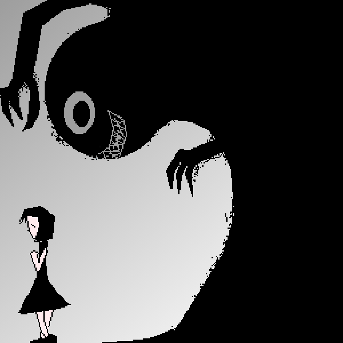 Pixilart - shadow monster by justaduck