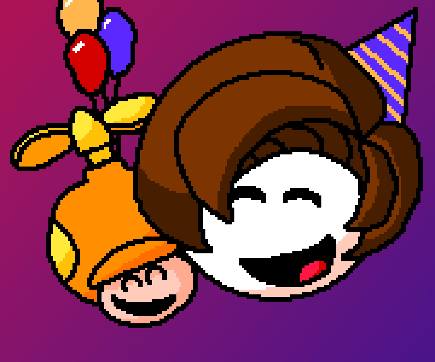 Pixilart - Party Pfp by Pr0p-Y05h1-64