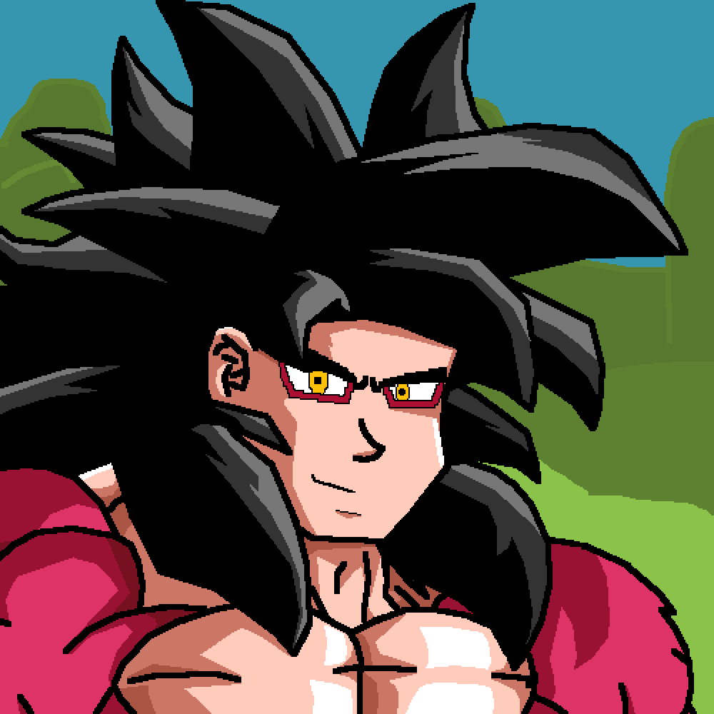 Pixilart - SSJ4 by Bobabadger