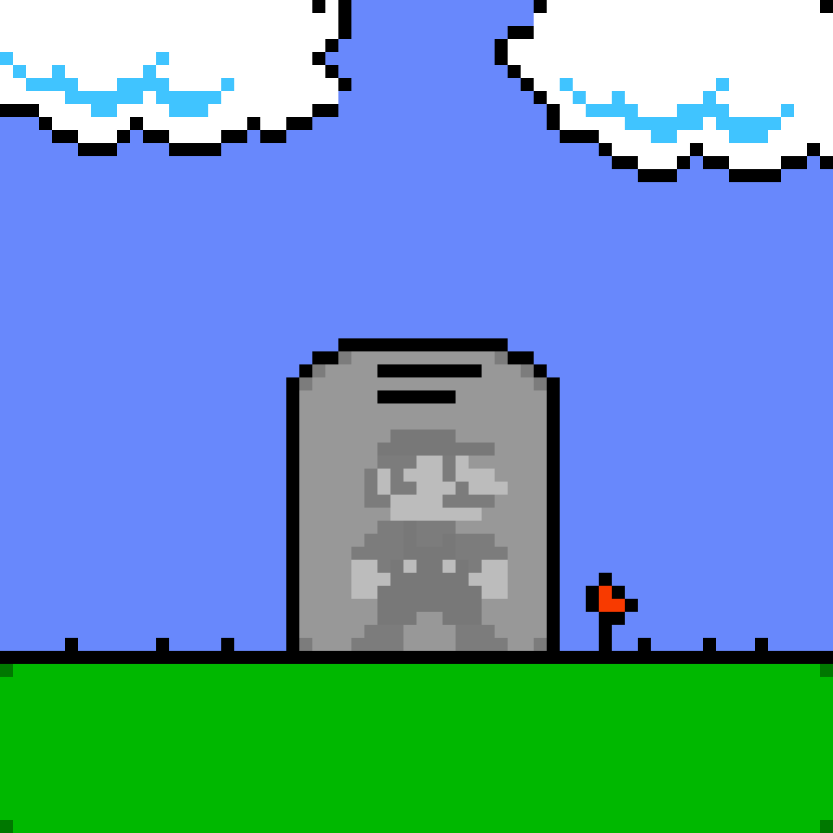 Pixilart - RIP Stamp Mario by Nintendo-Fan