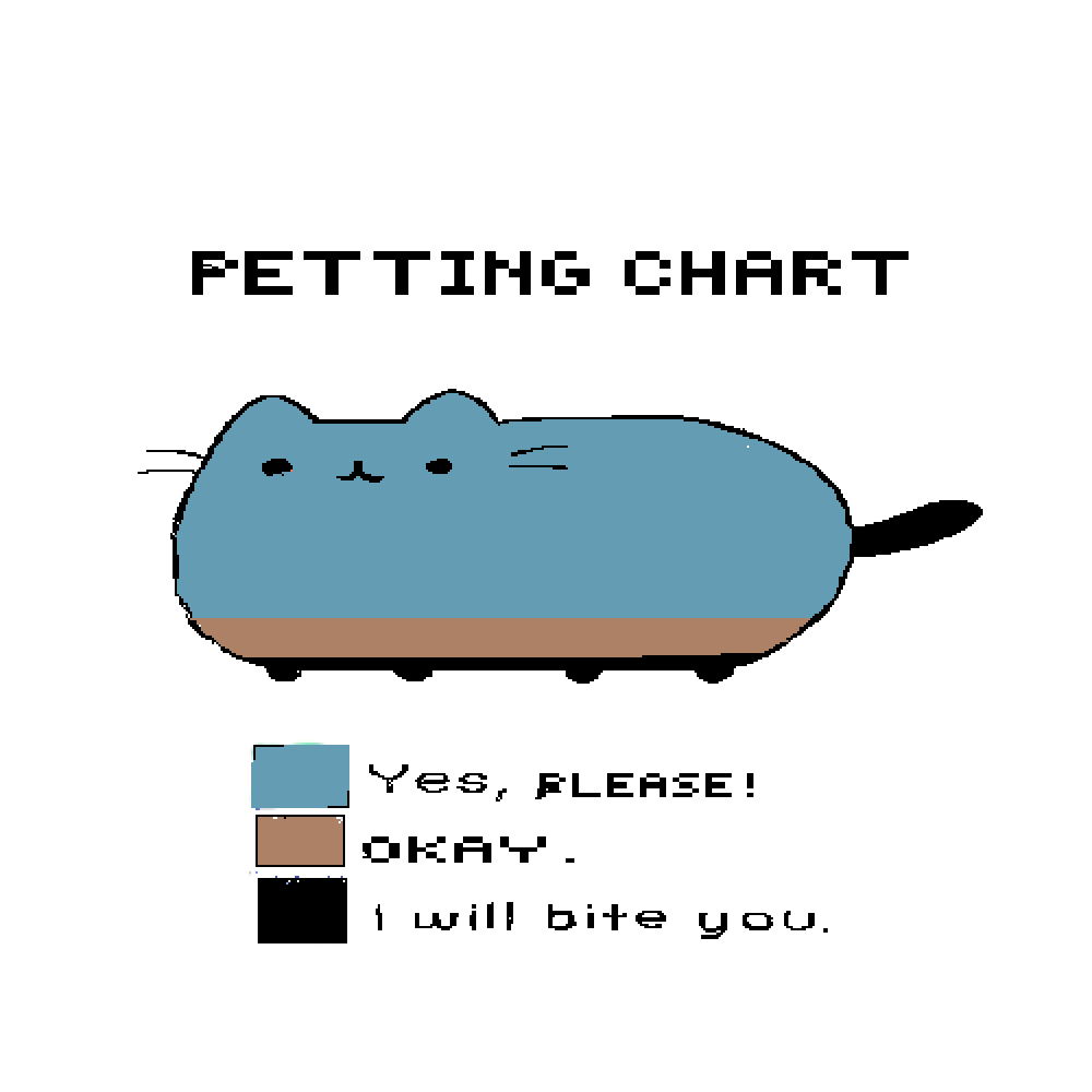 Pixilart - Pusheen base 12 me by Jango513