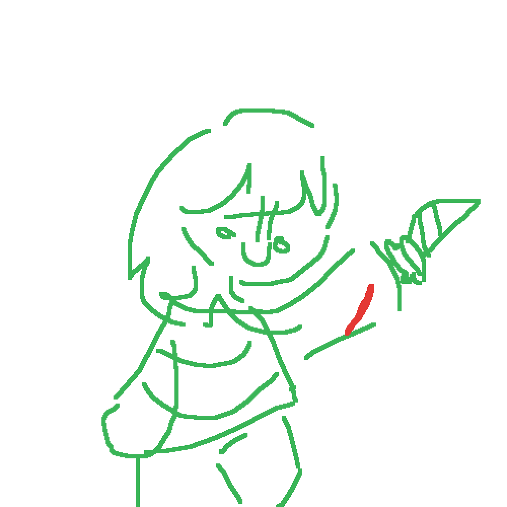 Pixilart - chara spin/slash animation test by ringobingo