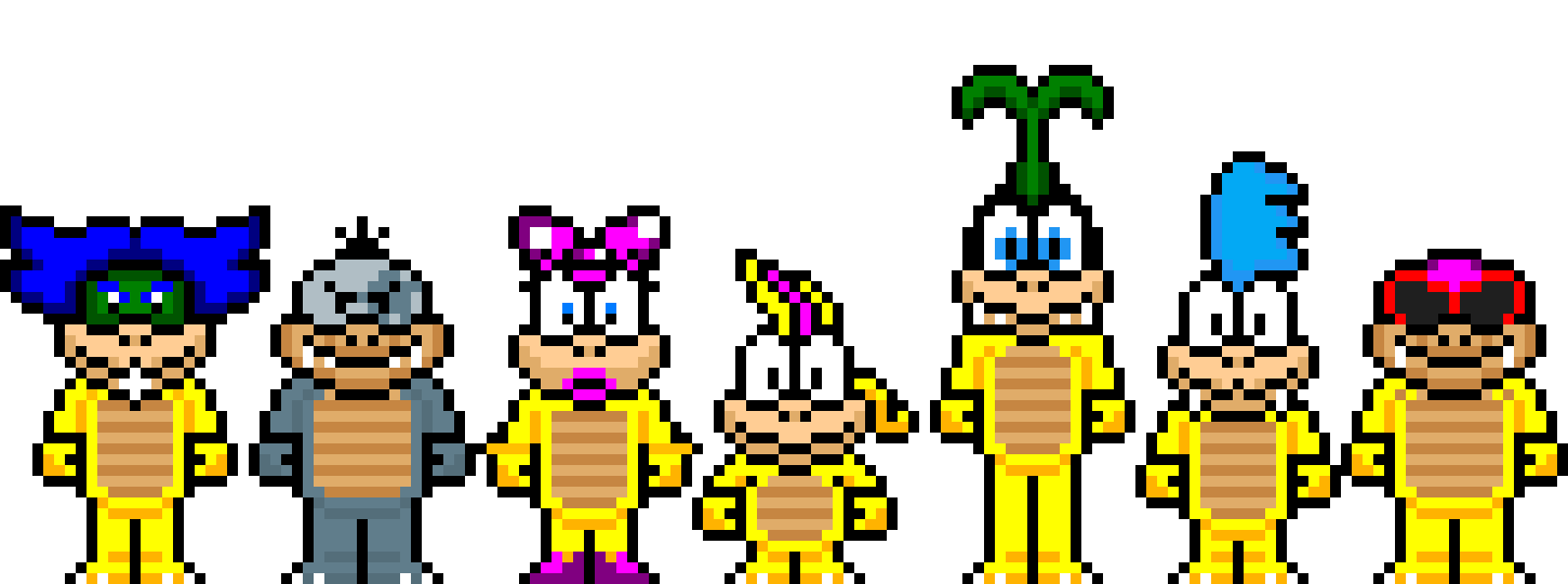 Pixilart - the koopalings by RyanNotHere