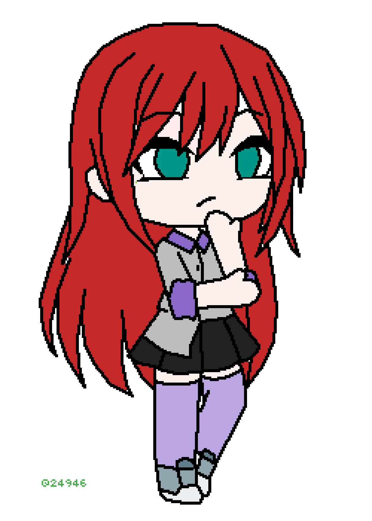 Editing gacha life - Free online pixel art drawing tool - Pixilart